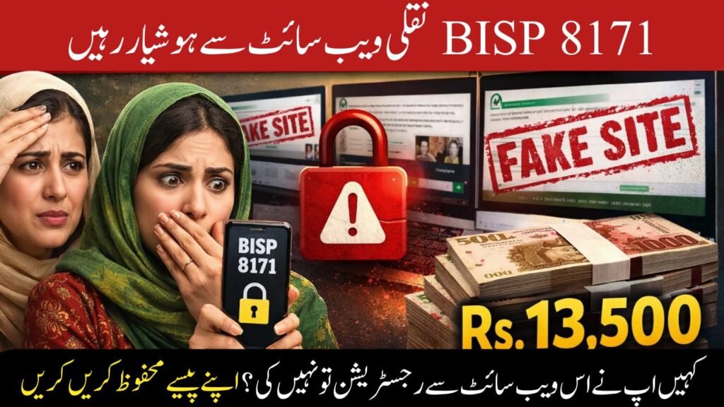 Breaking: BISP 8171 Online Registration Fake Websites Alert 2026 ...
